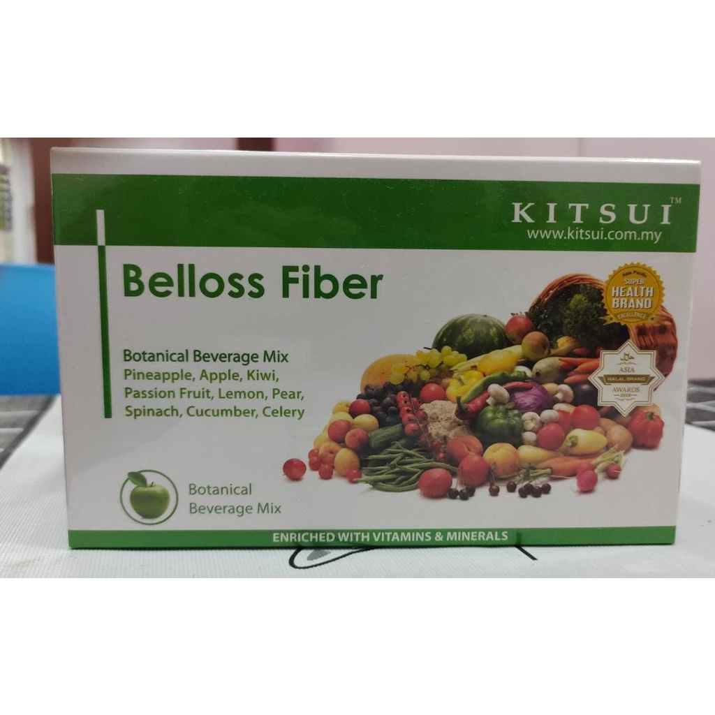 KITSUI BELLOSS FIBER BEVERAGE MIX 15sachet x 15g | Shopee Malaysia