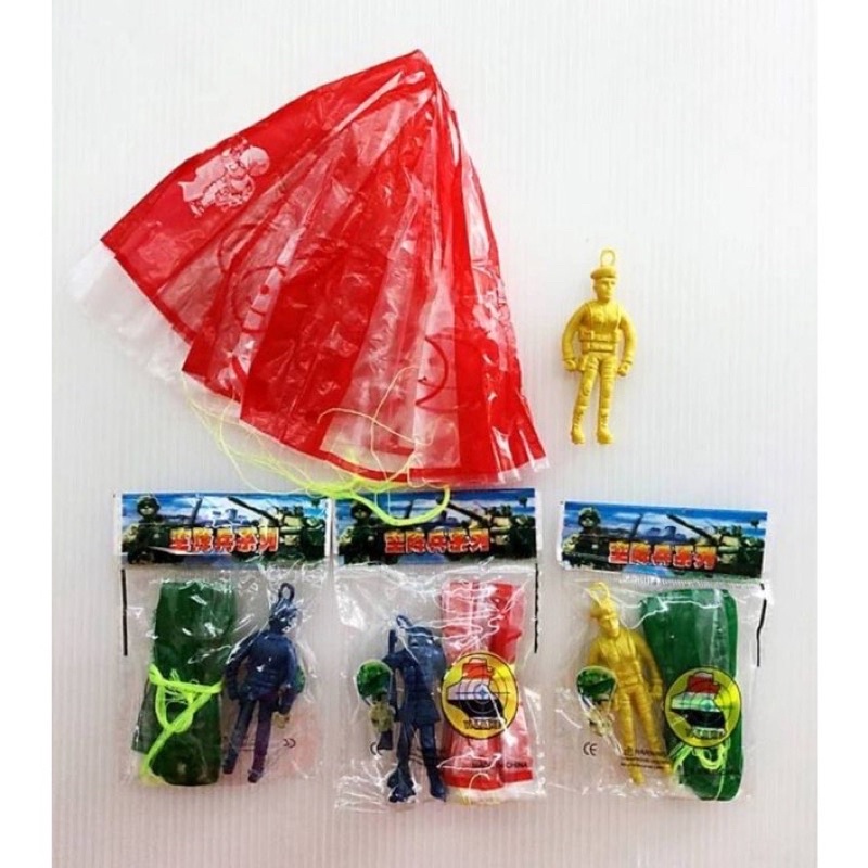 Mini payung terjun army askar toys plastic | Shopee Malaysia