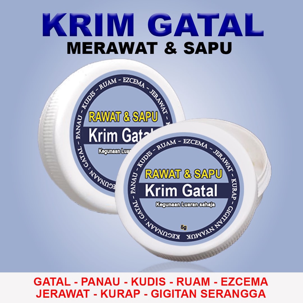 KRIM GATAL ORIGINAL HQ ECZEMA CREAM MERAWAT MASALAH KULIT READYSTOCK | Shopee Malaysia