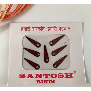 Fancy Stone Design Indian Sticker Pottu Forehead Bindi Potu Wear ...