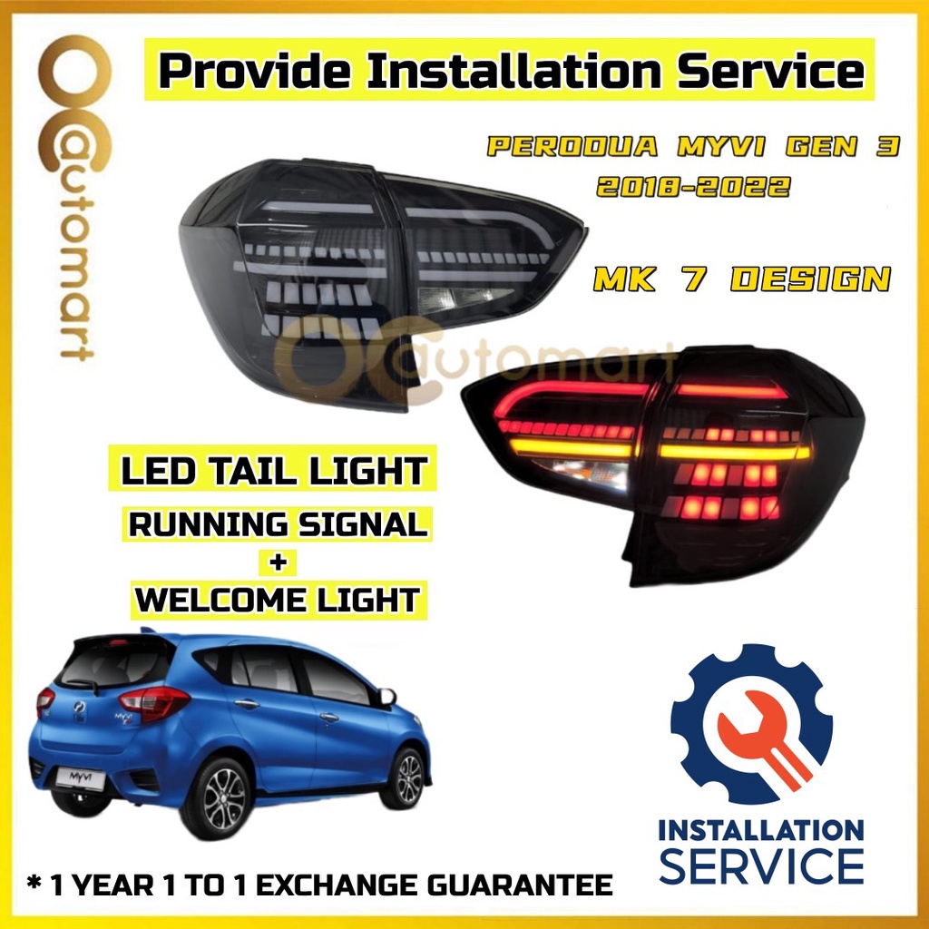 [Installation Provided] Perodua Myvi 2018 - 2022 MK7 Design Dynamic ...