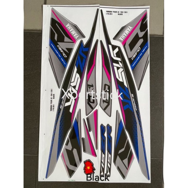 YAMAHA Y15 Y15ZR VIETNAM CUSTOM DESIGN ( 59 ) BODY STICKER ( READY ...