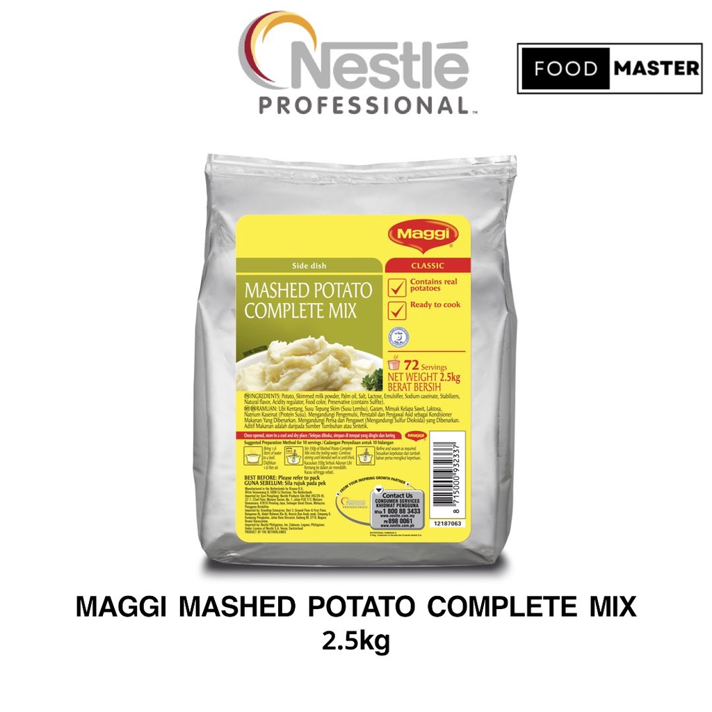 【RM47.69/unit after 10% Cashback】MAGGI MASHED POTATO COMPLETE MIX 2.5kg ...