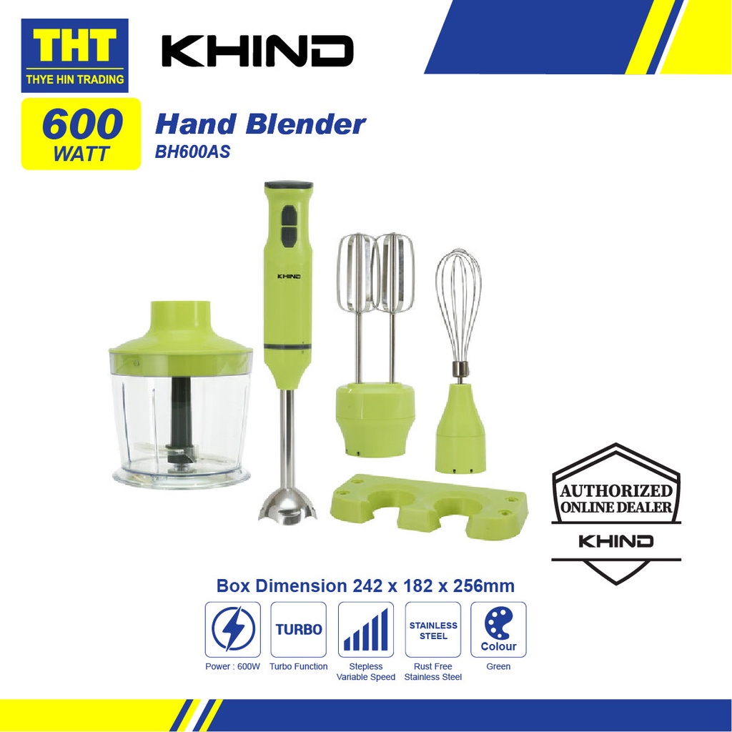 Khind 600W Hand Blender BH-600M/BH-600AS | Shopee Malaysia
