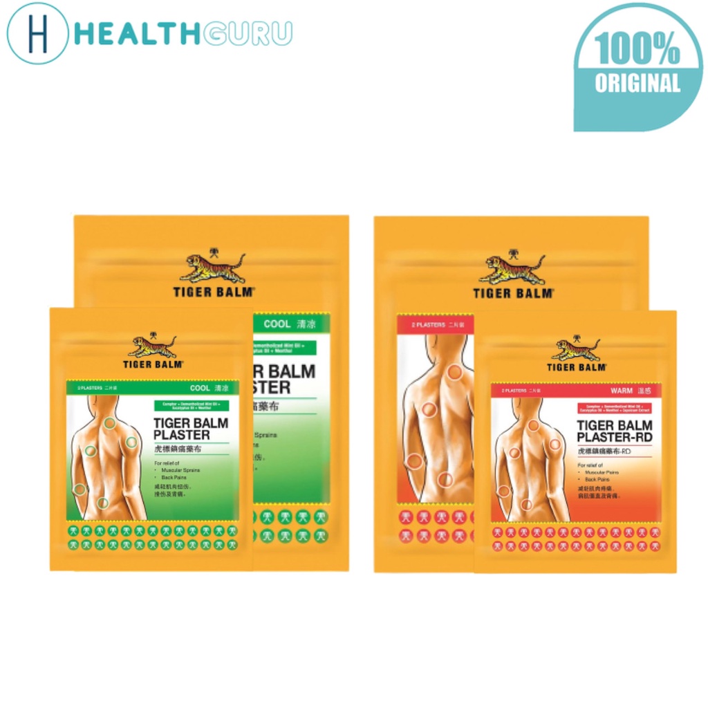 HealthGuru Tiger Balm Plaster Body Plaster Warm & Cool Plaster Body ...