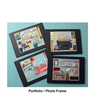 Mounting Board Black/hitam warna kad board/image board 50pcs - A1 (set ...