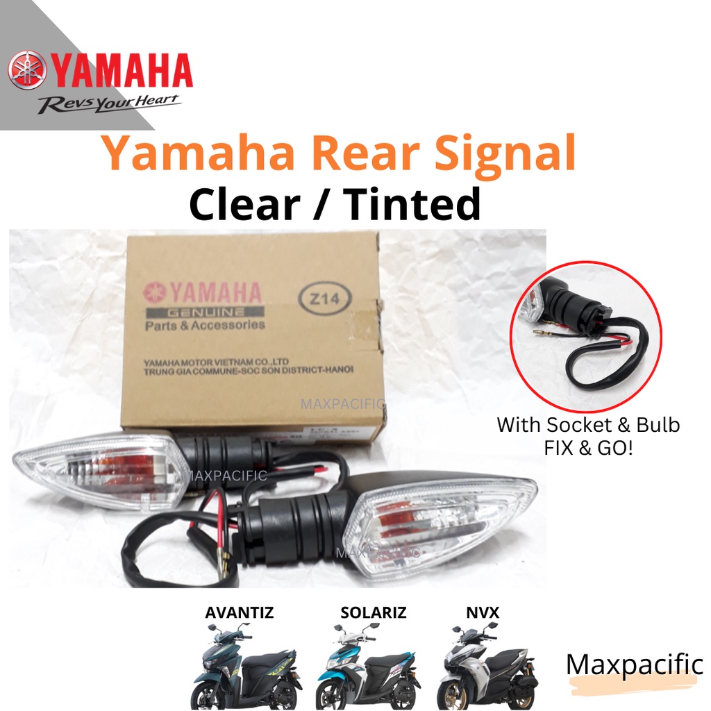 Yamaha NVX Avantiz Solariz Rear Signal Light Flasher Belakang Clear ...