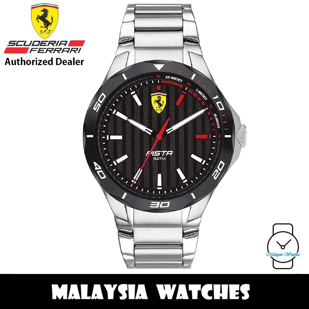 (100% Original) Scuderia Ferrari 0830750 Pista Quartz Chronograph ...