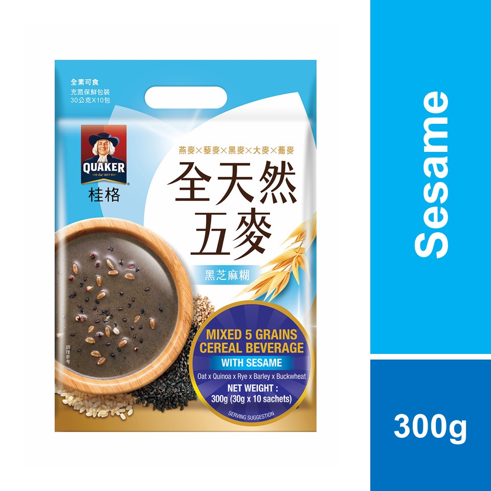 Quaker 5 Grains Sesame 300g | Shopee Malaysia