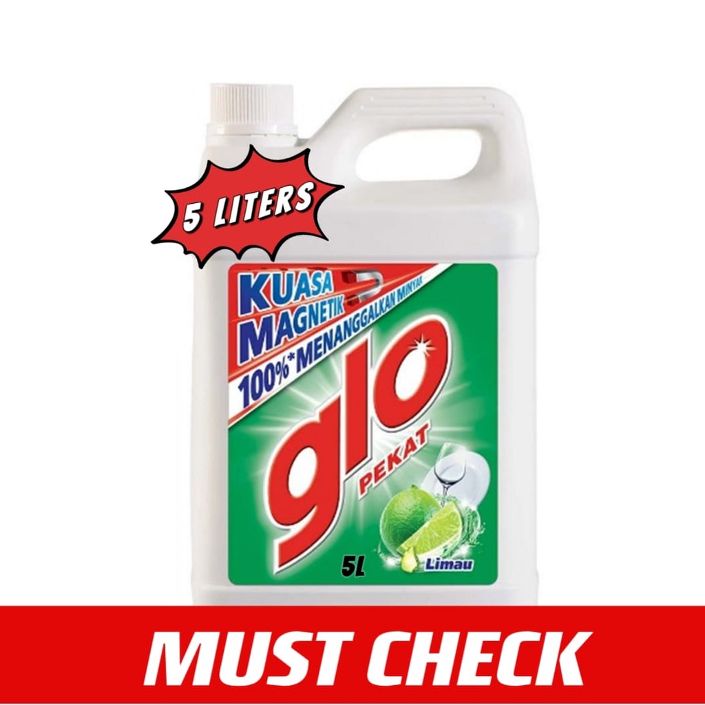 Glo Active Foam Lime Dishwashing Liquid (4.5L) Big Value Saving Pack ...