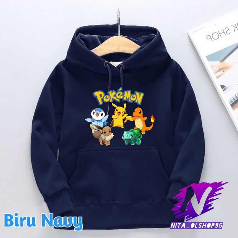 Pokemon Kids hoodie Jacket | Shopee Malaysia