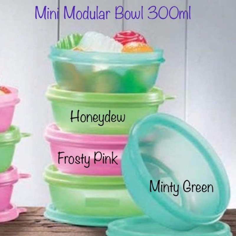 Tupperware Modular Mini Bowl 300ml | Shopee Malaysia