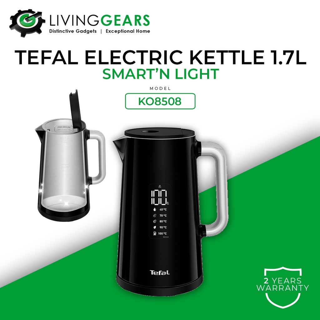 Tefal Smart’N Light Electric Kettle 1.7L KO8508 (kettle electric/ cerek ...
