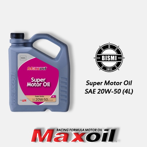 Maxoil Super Motor Oil 20W50 SJ/CF (4L) | Shopee Malaysia