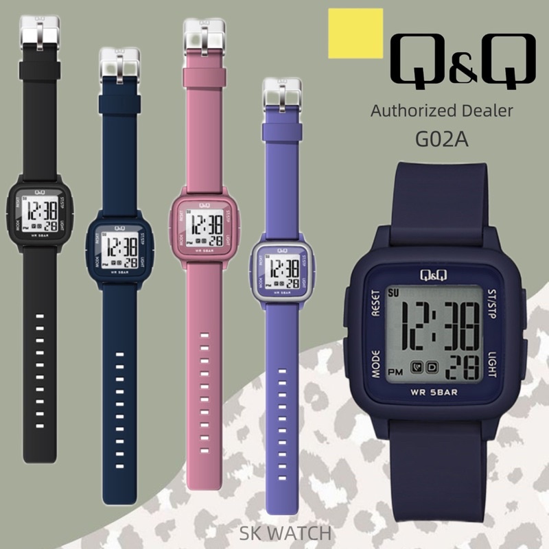 Original | Q&Q Unisex Digital Watch | G02A | Shopee Malaysia