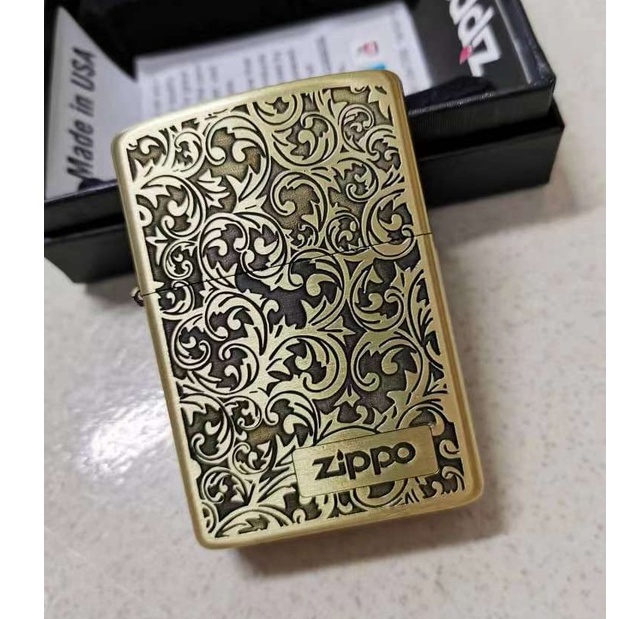 Zippo Engraving Flower Lighter | Shopee Malaysia