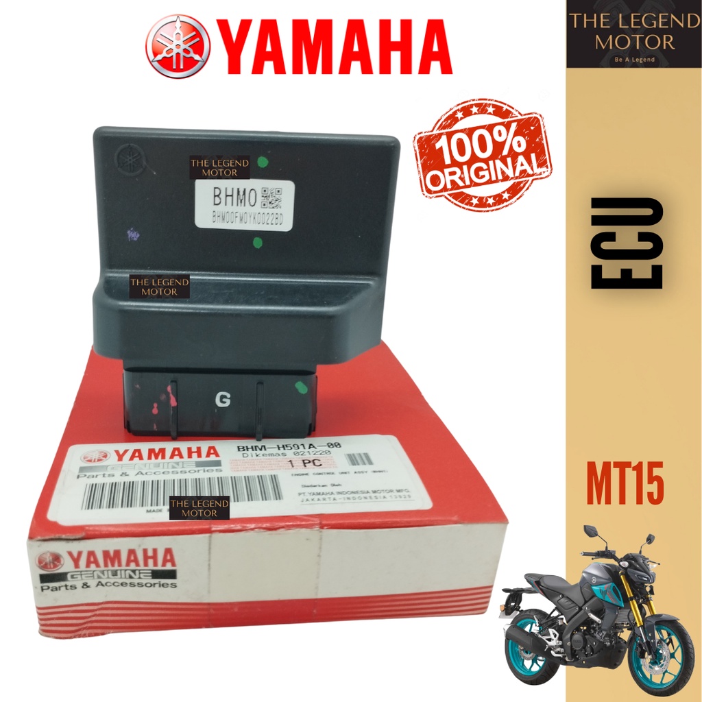 YAMAHA MT15 MT-15 MT 15 ECU ENGINE CONTROL UNIT E.C.U COIL BODY ENJIN ...