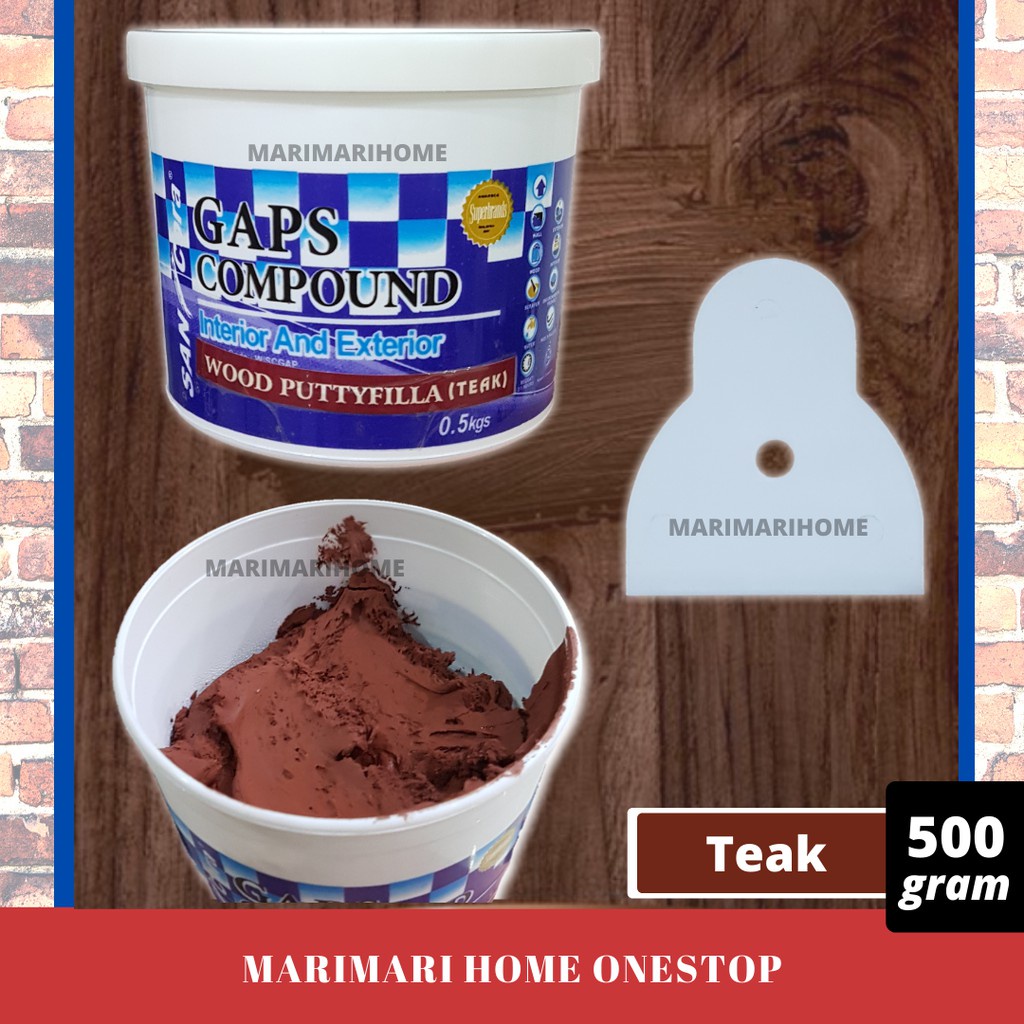 SANCORA Teak Wood Filler 500g Wood Putty Filler Wood Crake Repair ...