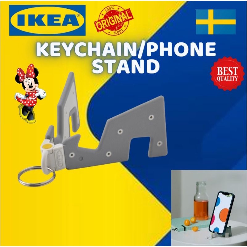 Ikea YUPPIENALLE multifunction keychain phone stand | Shopee Malaysia