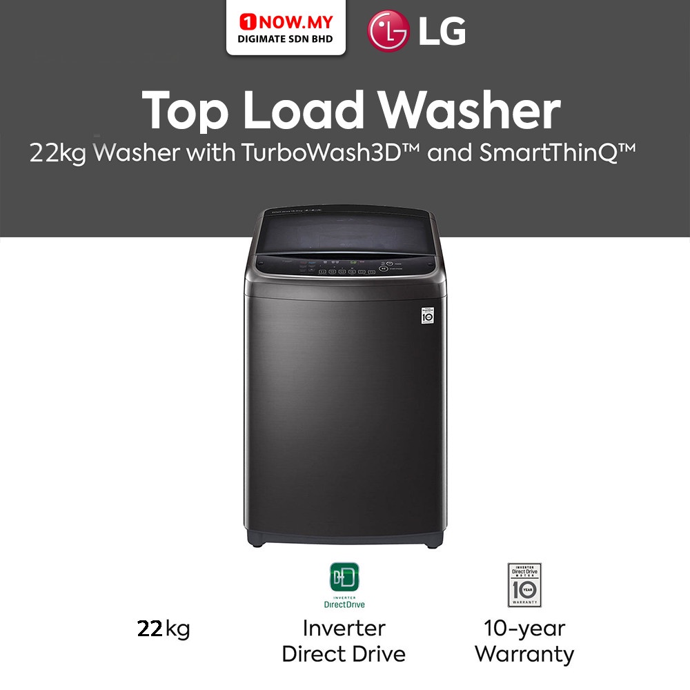 LG 22kg Top Load Washing Machine TH2722SSAK With Inverter Direct Drive | Shopee Malaysia