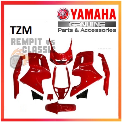 REMPIT Yamaha Tzm Tzm150 Body Cover Set 100% Original Hly Yamaha ( 3 ...