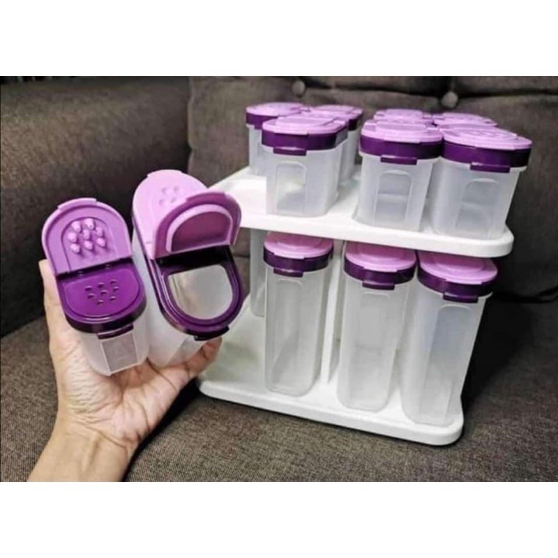 Tupperware Modular Spice Set (8pcs without rack) | Shopee Malaysia