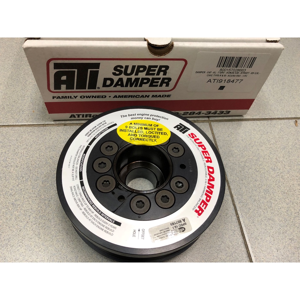 K20A, K24A - ATI PULLEY for Honda VTEC K20A, K24A (STREET) PN: 918477 ...