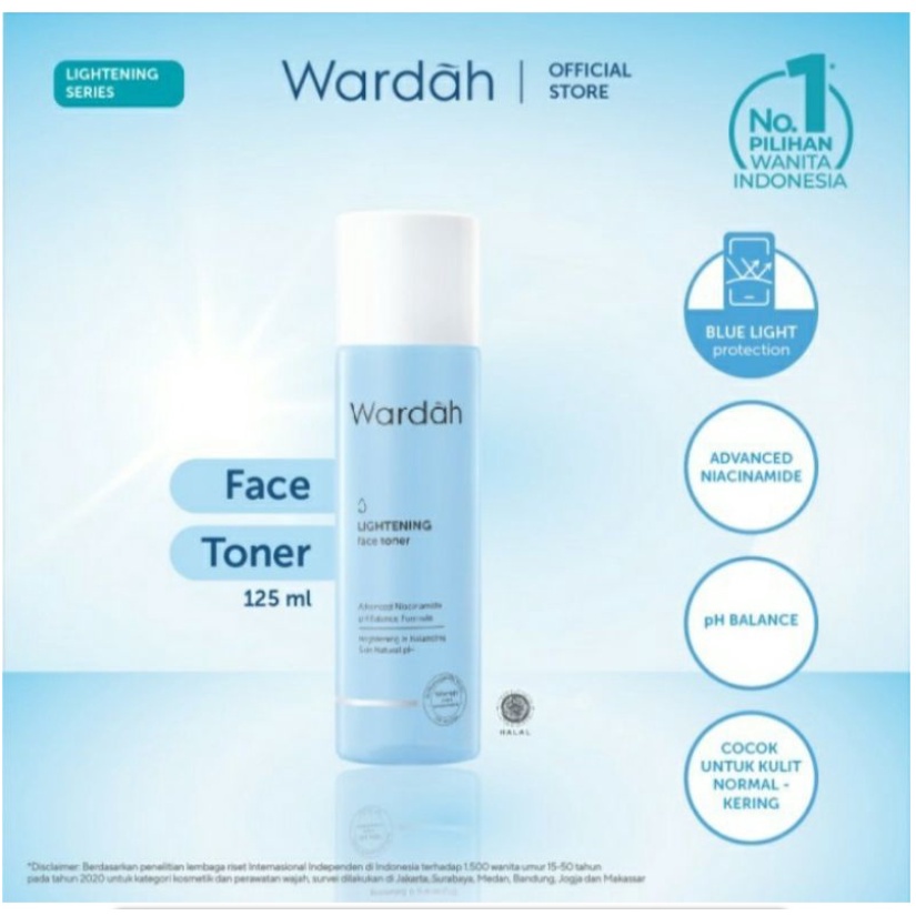 Wardah Lightening Face Toner 125ml Shopee Malaysia