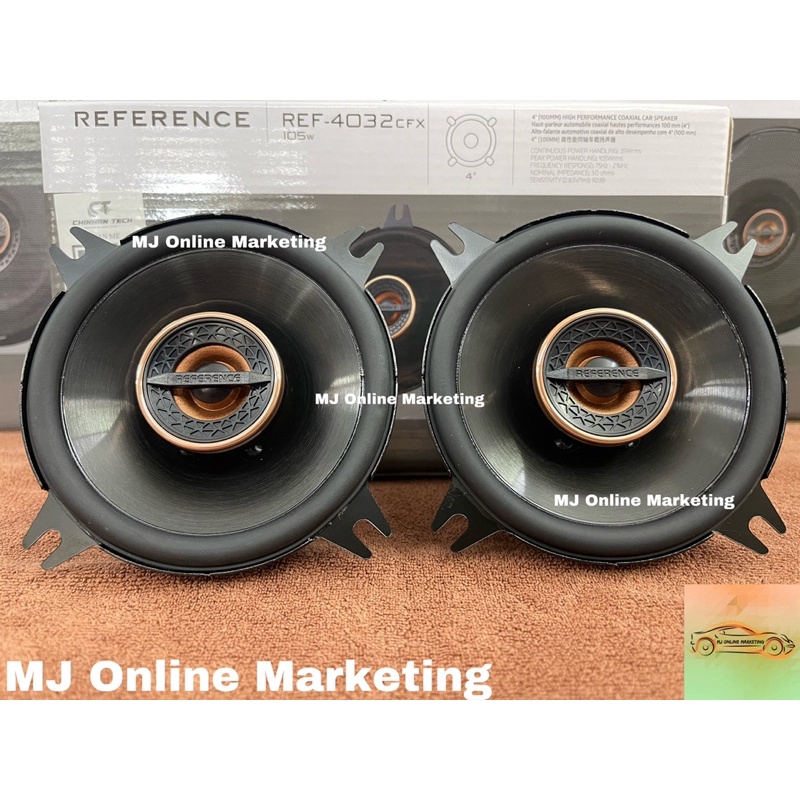 Infinity Reference REF-4032CFX 4 Inch 2 Way Coaxial Performance Car Speakers*100%Original ...