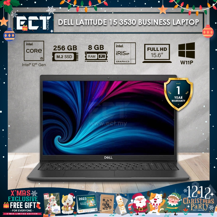 Dell Latitude 15 3530 Business Laptop (i5-1235U 4.40Ghz,256GB / 512GB SSD,8GB,15.6" FHD,W11P ...
