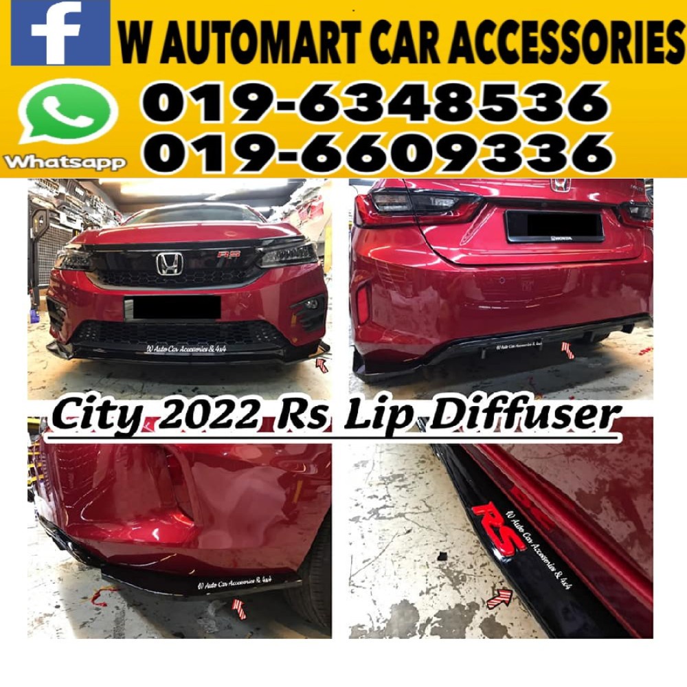 HONDA CITY 22 RS DIFFUSER FULL SET (FRONT/SIDE/REAR) | Shopee Malaysia