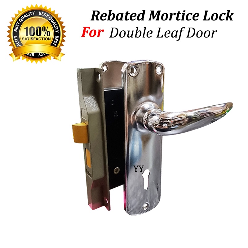 YY DiY 2422 Rebated Mortice Lock For Double Leaf Door | Shopee Malaysia