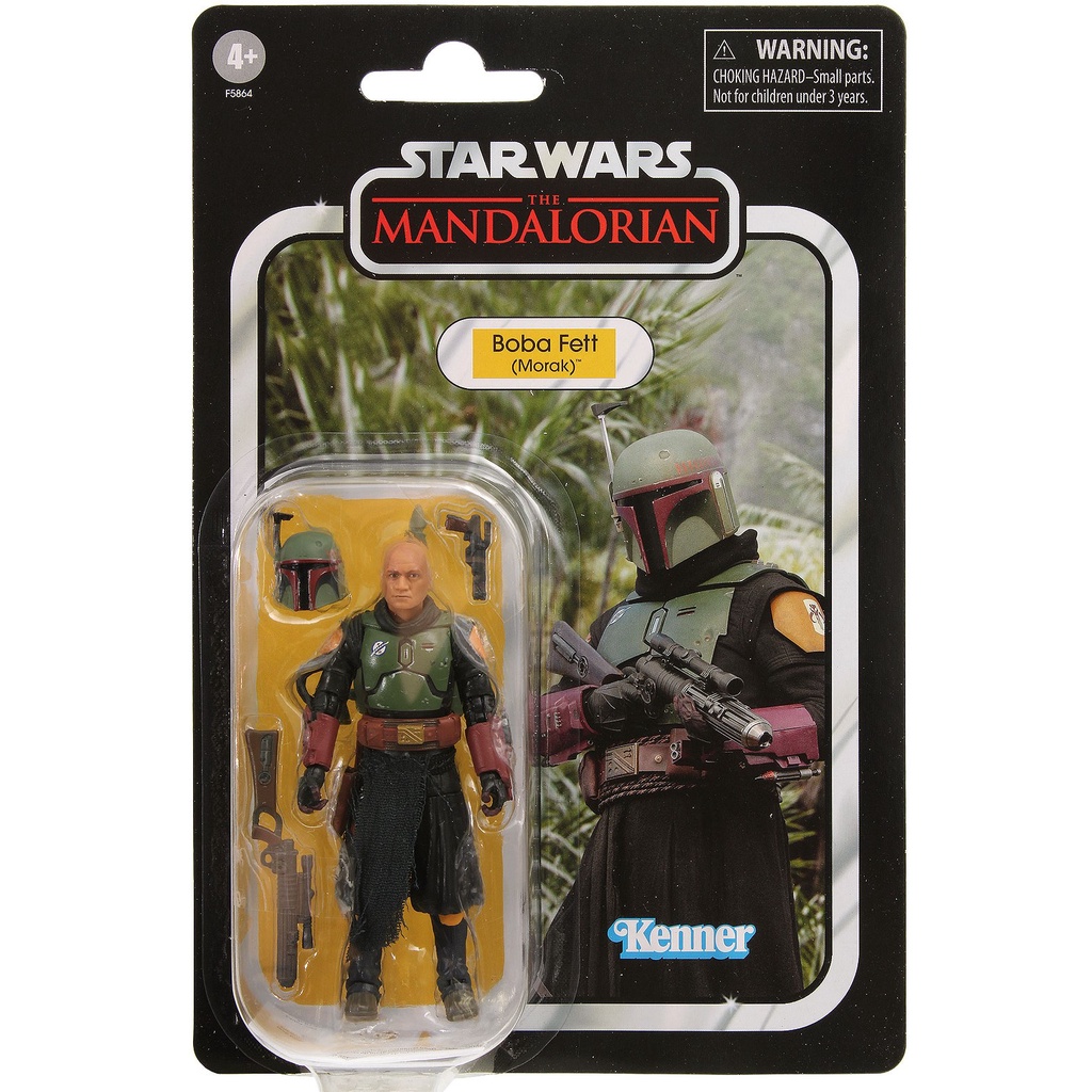 Star Wars Boba Fett (Morak) The Mandalorian Bounty Hunter 3.75 TVC ...