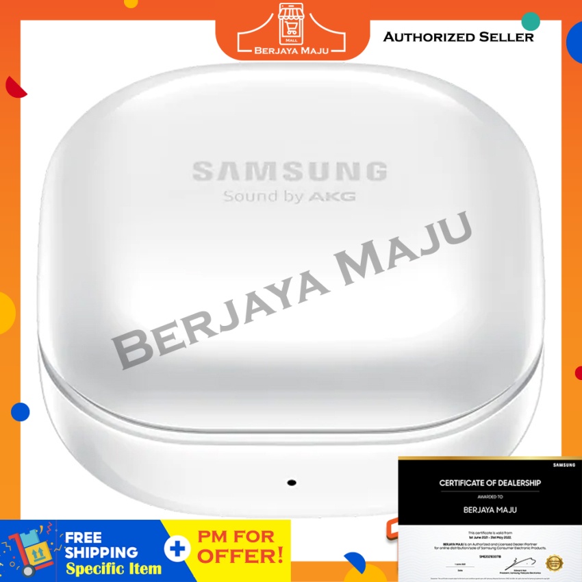 (Original) Samsung Galaxy Buds Live Wireless Earbuds SM-R180NZWAXME ...