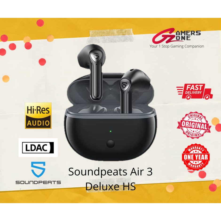 SoundPEATS Air3 Deluxe HS [Ready Stock] Bluetooth 5.2 Hi-Res Audio ...