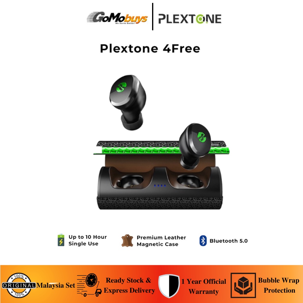 PLEXTONE 4FREE True Wireless Bluetooth TWS 5.0 Gaming Headset Noise ...