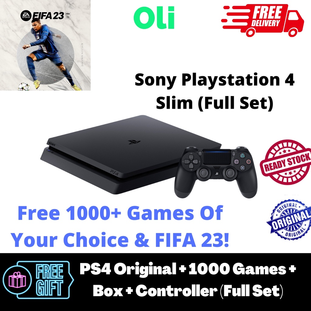 PS4 / PS4 Slim / PS4 PRO + 1000 Games + FIFA 23 + GTA 5 Playstation 4 ...