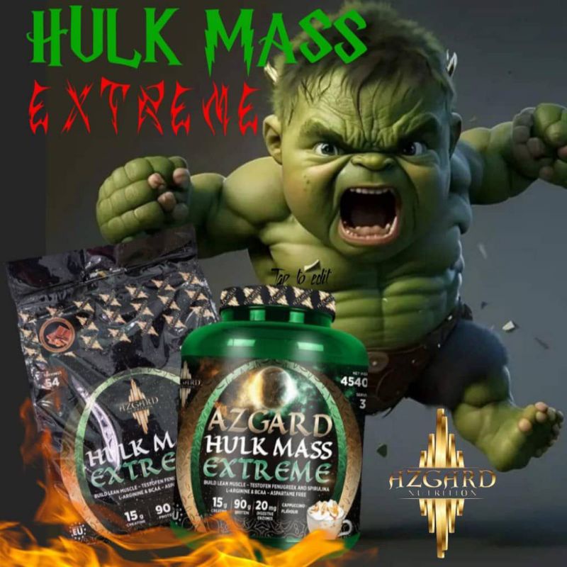 AZGARD HULK MASS EXTREME 8.1kg Besar Badan susu supplement. | Shopee Malaysia
