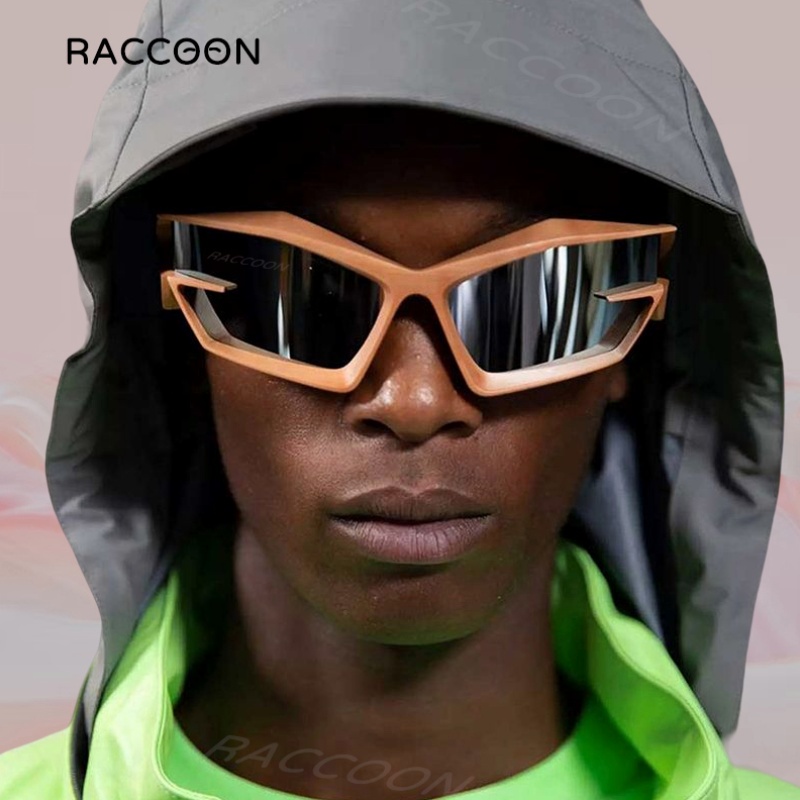 Fashion Cyber Y2K Sunglasses Men Luxury Brand Design Classic Cat Eye ...