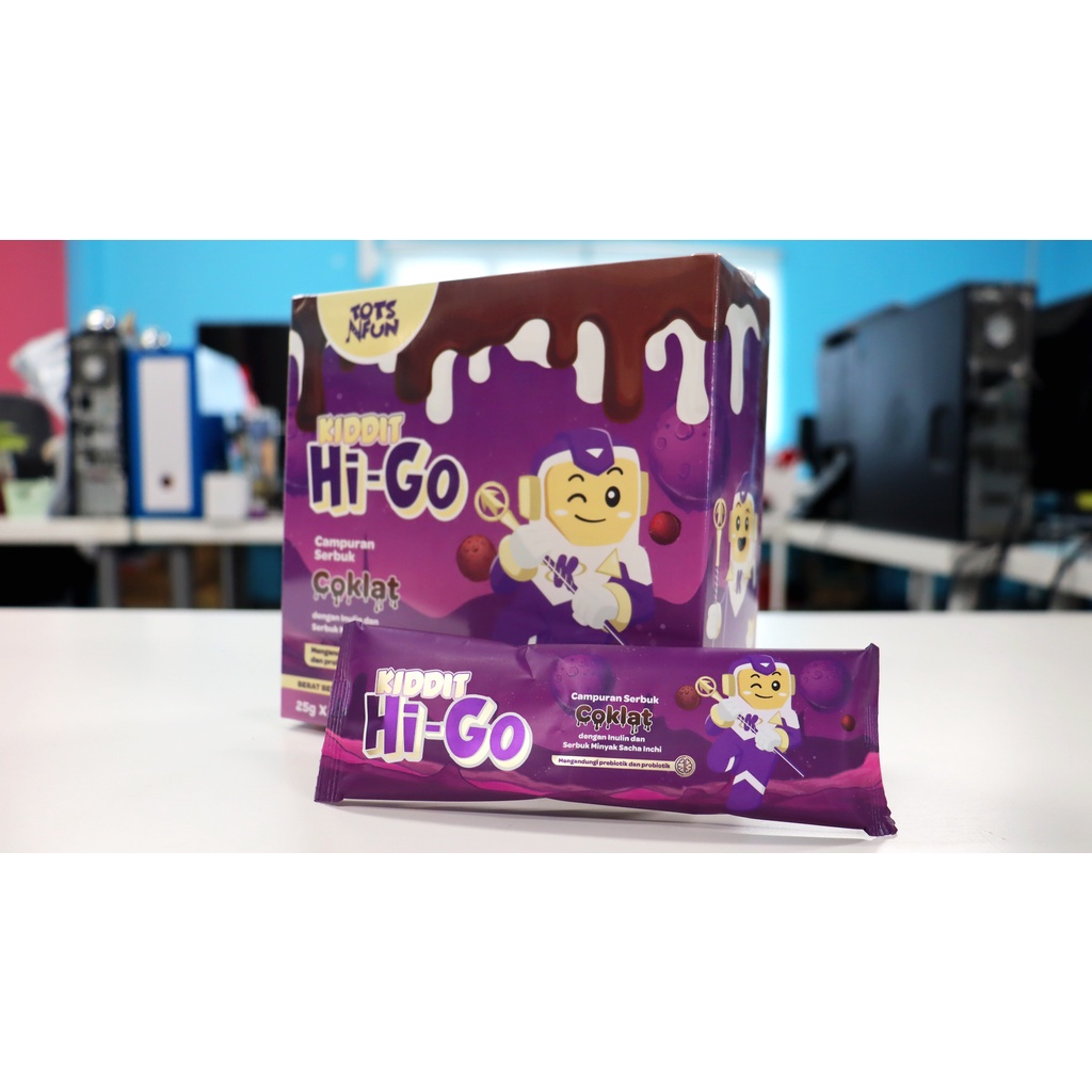 Kiddit Hi-Go Minuman Coklat utk Tumbesaran Anak Sihat | Shopee Malaysia