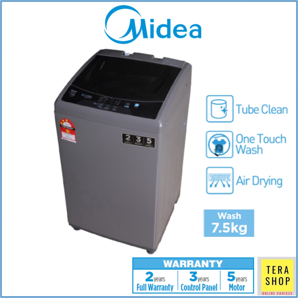 Midea MFW-EC750 7.5KG / MFW-EC850 8.5KG / MFW-EC950 9.5KG / MA100W75/WK ...