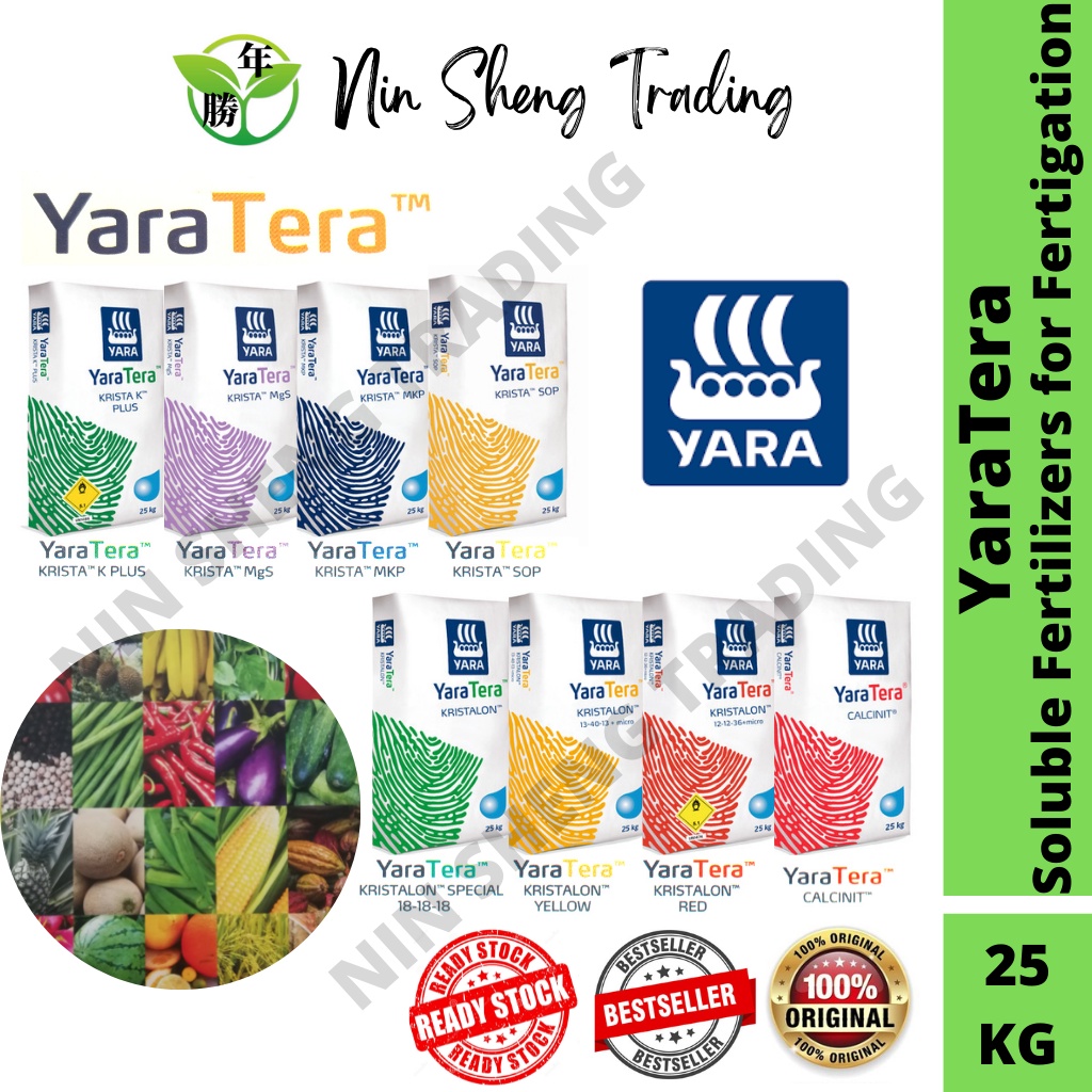 25KG Baja Fertigasi YaraTera Krista and Kristalon/PN MGS MKP SOP ...