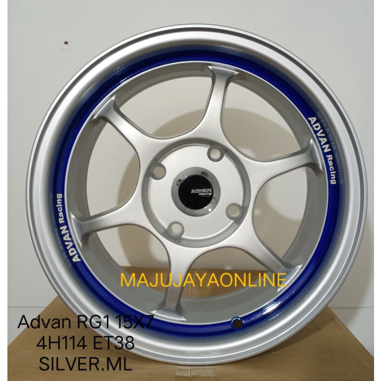 ADVAN RG1 NEW SPORT RIM 15X7 4H100 & 4H114 WHEELS (1 SET) | Shopee Malaysia