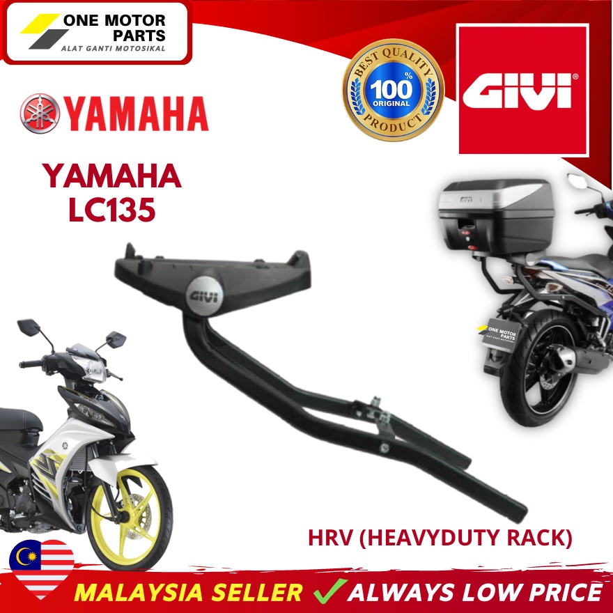 Yamaha LC135 V2 - V8 Givi Heavy Duty Rack Racking System / Monorack J / Givi Carrier Kaki Besi ...