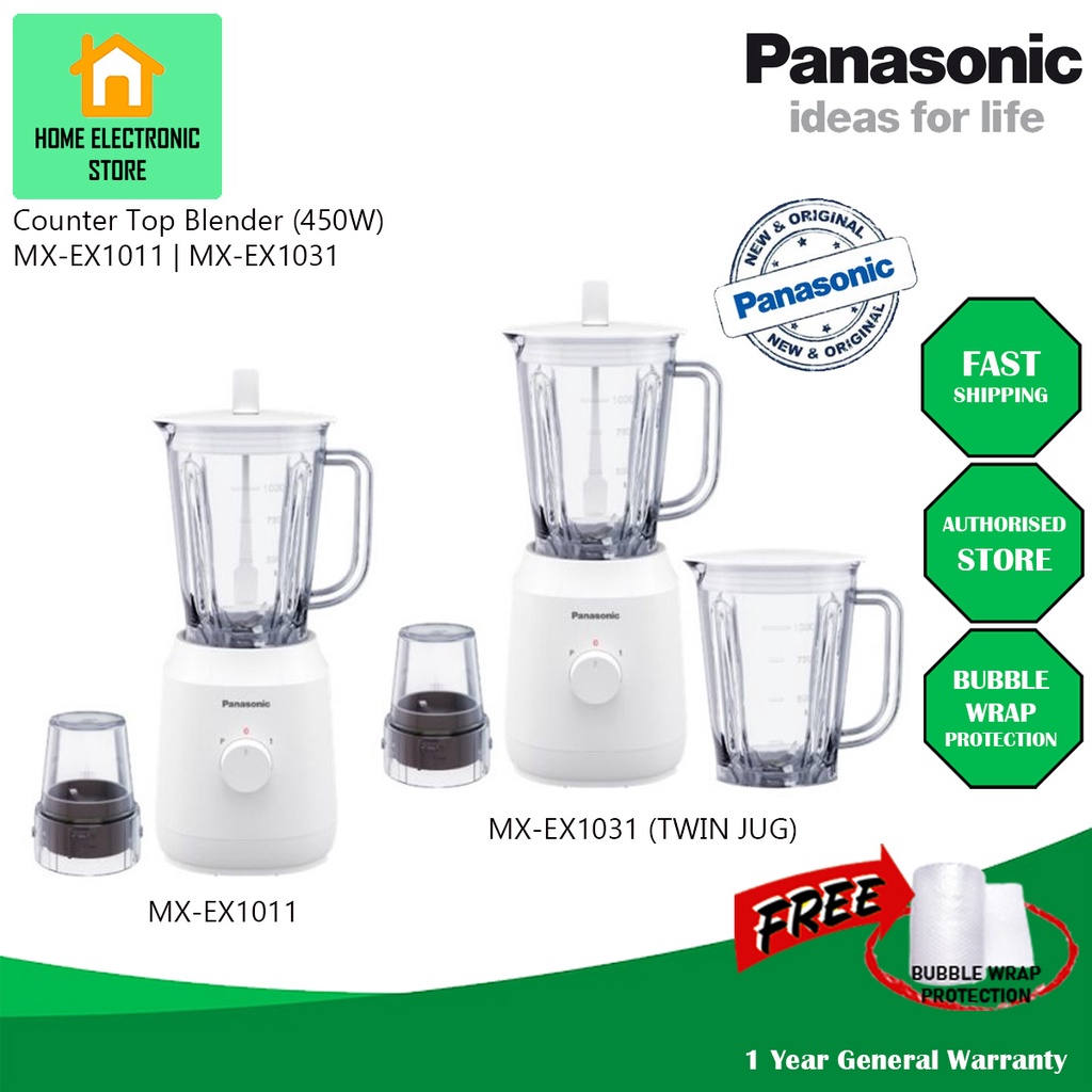 [NEW] Panasonic 1L 450W Jug Blender + Miller MX-EX1011 / Panasonic 1L ...