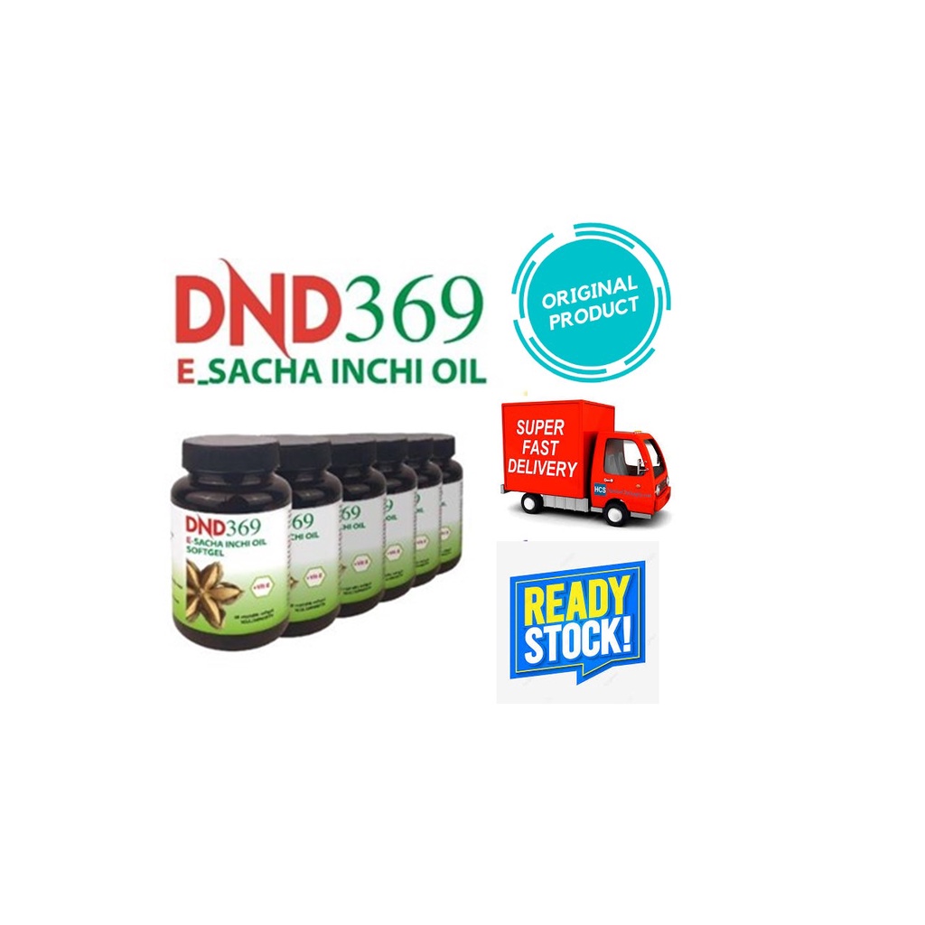 DND 369 E-SACHA INCHI OIL SOFTGEL (6 BOTOL /60 BIJI/BOTOL) | Shopee ...