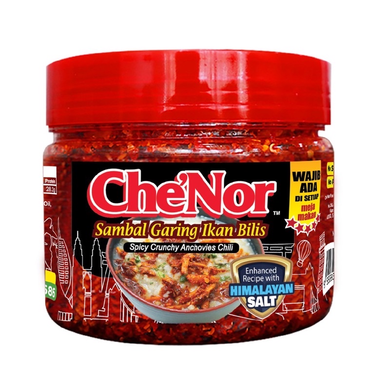 CHE'NOR Sambal Garing Ikan Bilis (160gm) | Shopee Malaysia