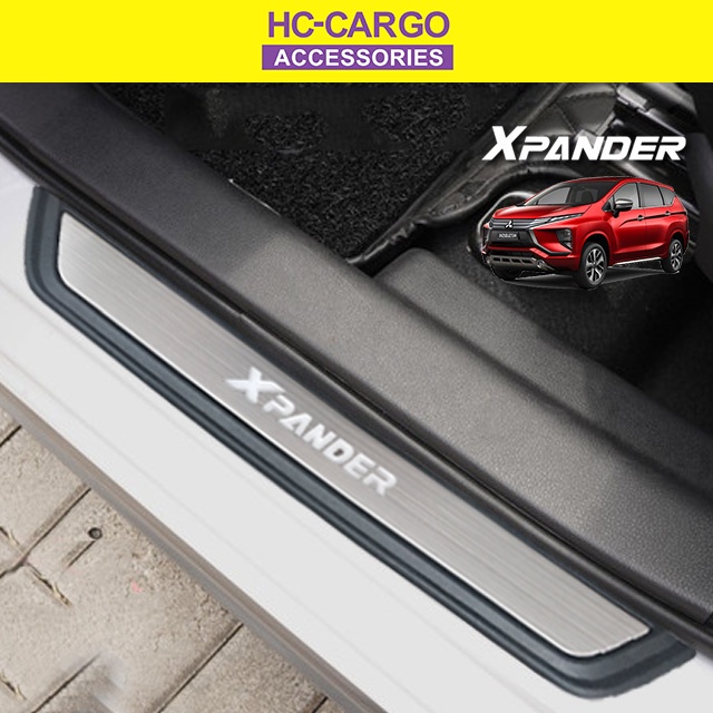 HC CARGO Mitsubishi Xpander Sill Plate Scuff Plate Foot Door Side Step ...