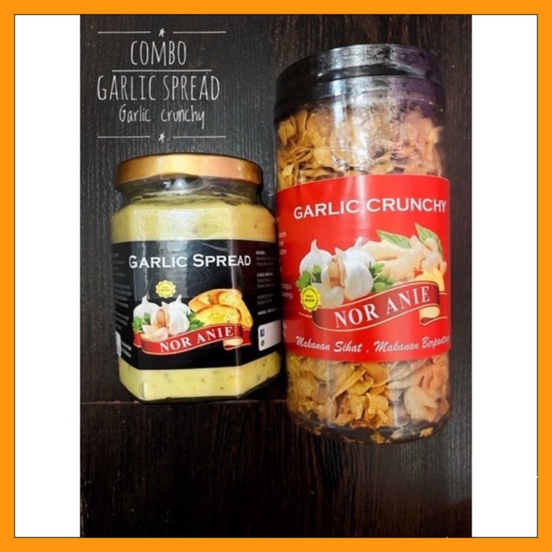 COMBO GARLIC SPREAD BAWANG PUTIH CRISPY GARLIC CRISPY garlic butter ...