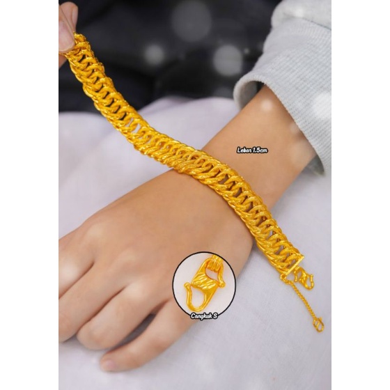 Gelang Coco padu emas bangkok cantik | Shopee Malaysia